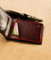 Red Leather Wallet Mens - Burgundy – Leonadem
